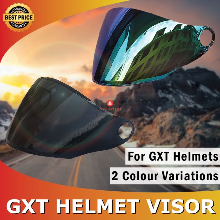 GXT Helmet Visor 708 Motorcycle Helmet Lens Rainbow Black Visor GXT Sun ...