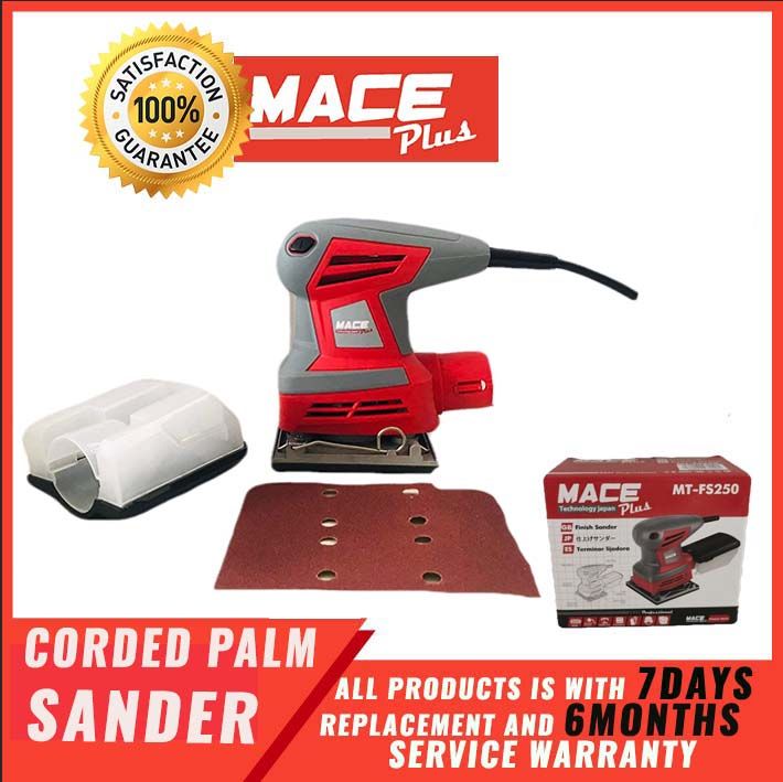 Mace Plus Finish Sander MT-FS250 | Lazada PH