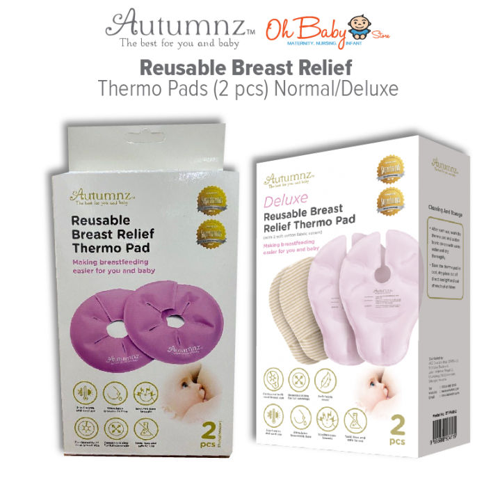 Autumnz Reusable Breast Relief Thermo Pads (2 pcs) Normal/Deluxe | Oh ...