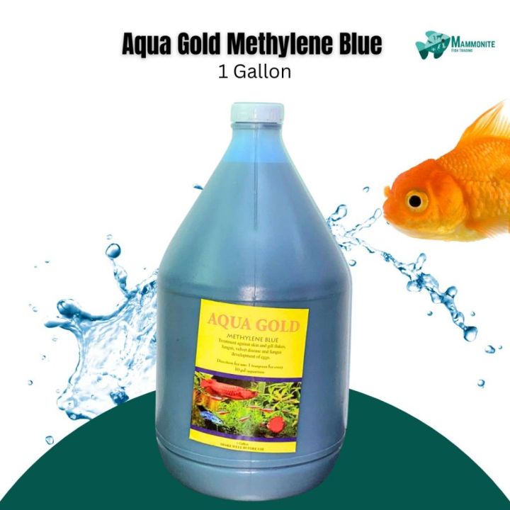 Aqua Gold Methylene Blue Aquarium Tank Fish Medicine Treatment Against ...