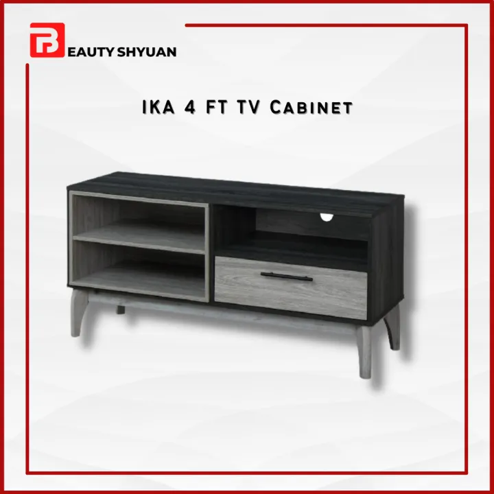 IKA 4 Feet TV Cabinet 4FT TV Cabinet TV Rack TV Console Cabinet TV ...