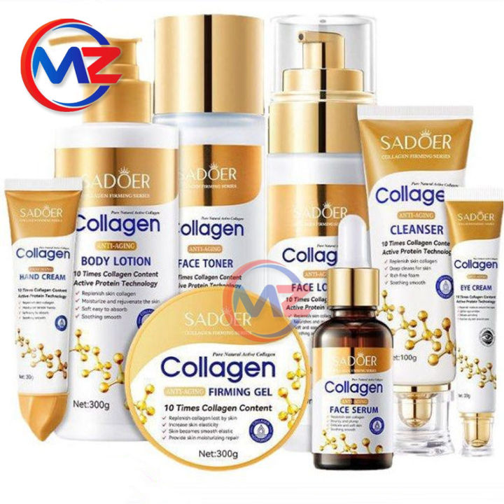 SADOER Collagen Body Lotion Face Cream Anti Aging Wrinkle Dark Spot ...