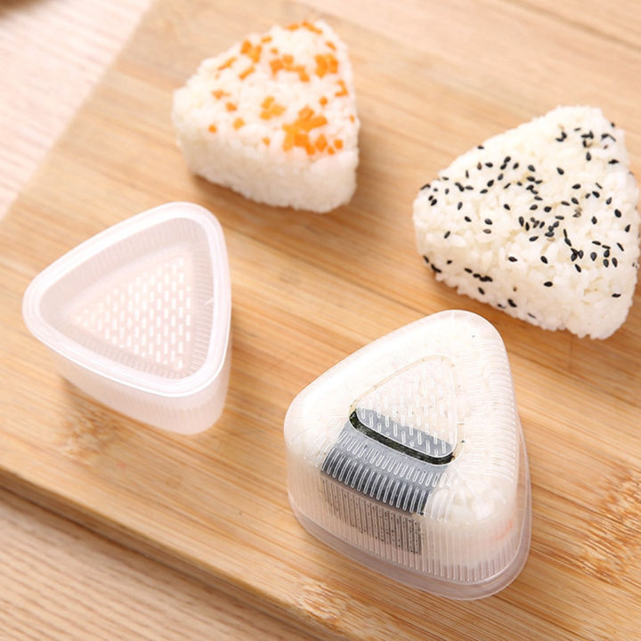 DIY Sushi Mold Onigiri Rice Ball Food Press Triangular Sushi Maker Mold ...