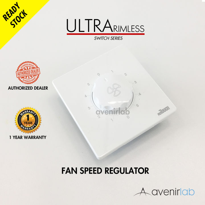 reTouch Ultra Rimless Rotary Knob Fan Speed Regulator Frameless Switch ...