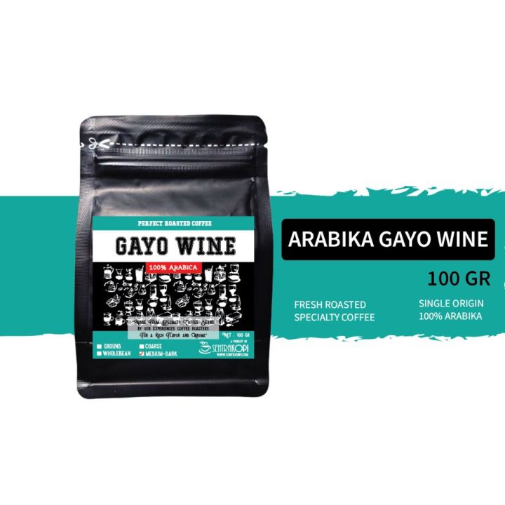 Arabika Gayo Wine 100 Gr - Kopi Bubuk / Biji - Premium Arabica Coffee ...