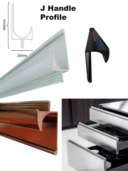 J Handle Profile / Continuous handle / Grab handle 3meters long | Lazada PH