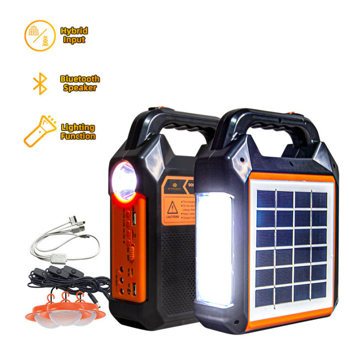GD Plus / Solar Lighting System With Bluetooth Mp3 Speaker and FM Radio ...