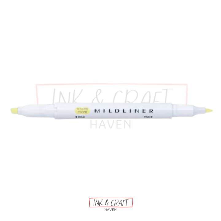 *Zebra Mildliner MILD YELLOW Double-Ended Highlighter | Lazada PH