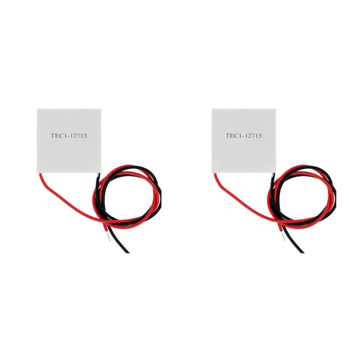 (HRDA) 2X Elements Peltier TEC1-12715 Thermoelectric Peltier Module ...