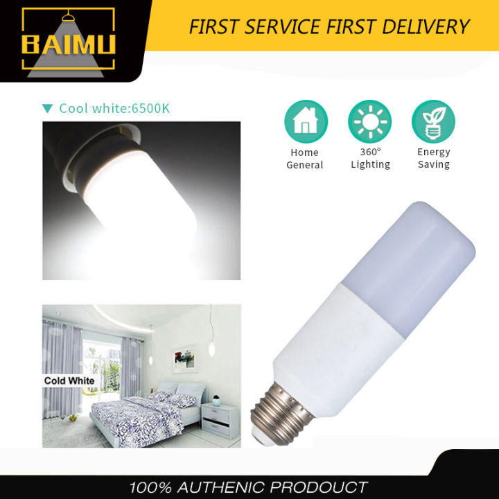 BAIMU LED Bulb 6500K [ 5W 10W 15W 20W ] Daylight Effect LED Light Bulb Stick Bulb Wide Range ...