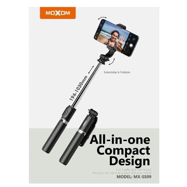 Moxom MX-SS08 MX-SS09 Super Longer 680mm 1030mm Bluetooth Shutter Build ...