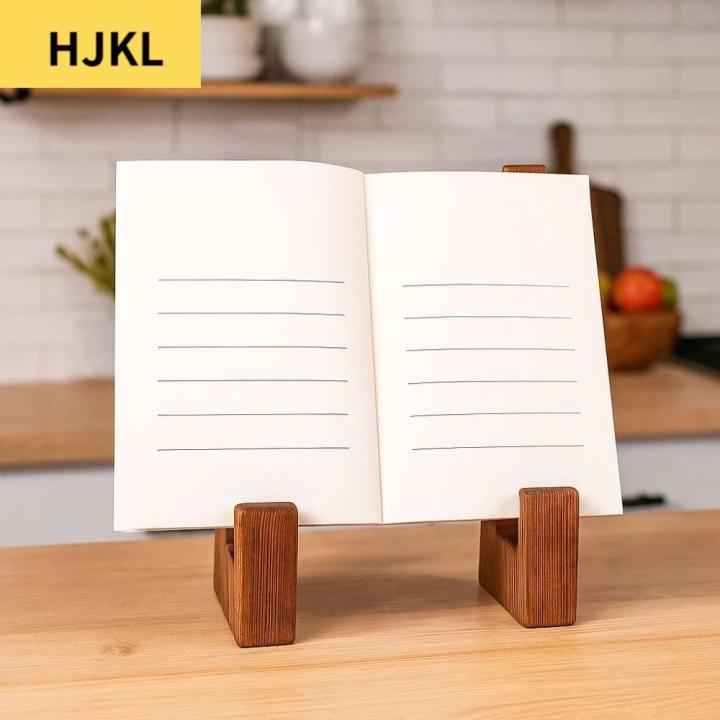 HJKL วินเทจ ที่วางตำราอาหารไม้ หลายฟังก์ชัน ตกแต่ง ที่วางกรอบรูป ใช้งาน ...