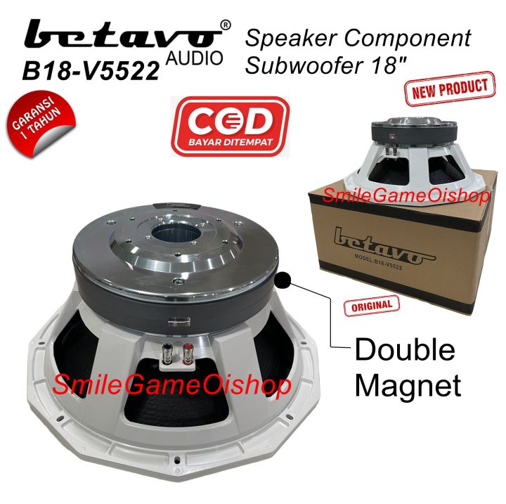 Speaker Component Subwoofer Betavo B18-V5522 18 Inch Speaker Subwoofer ...
