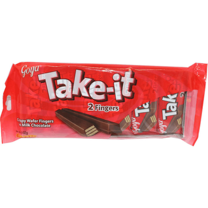 Goya Take-it Wafer 2F Crispy Wafer in Milk Chocolate 17g x 6s | Lazada PH