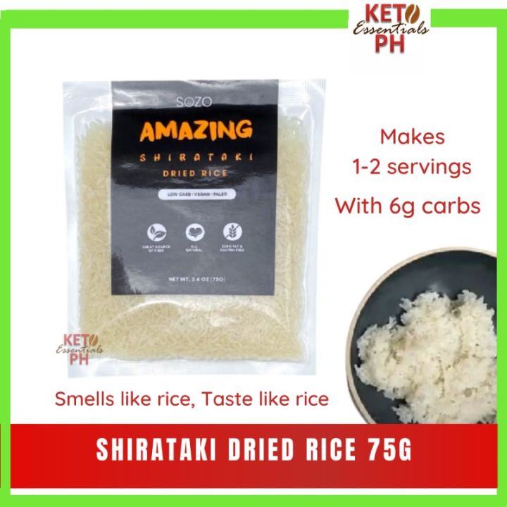 Shirataki Dried Rice 75g - Amazing brand | Lazada PH
