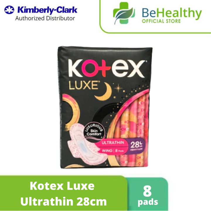 Kotex Luxe Ultrathin 28cm (8 Pads) | Lazada PH