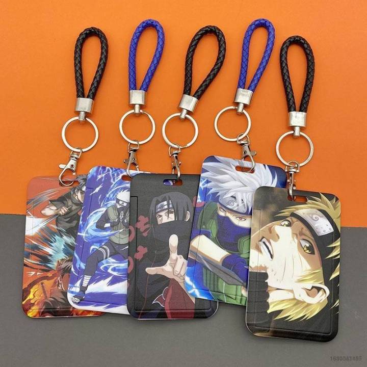 bos Naruto Card Cover Anime Card Holder Bus ID Cardholder With Chain ...