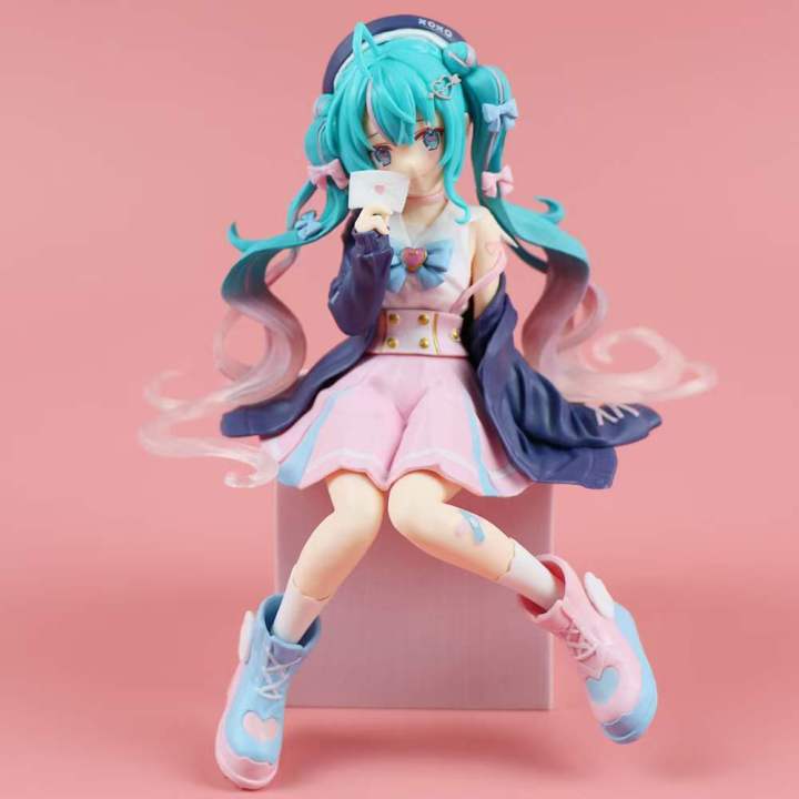 14.5 Miku Figure Valentine's Day Sitting position Pressed instant ...