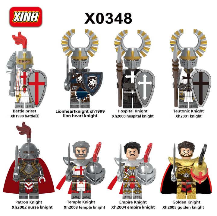 Medieval Knight Building Blocks: Templar Empire Knight Series for Kids ...