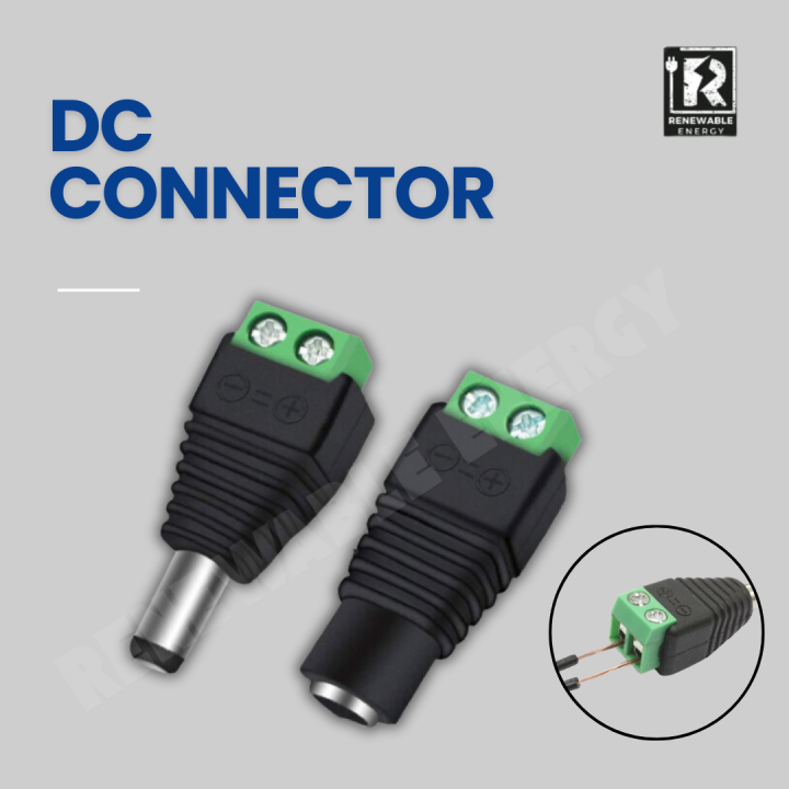 DC Power Jack Connector 12v Male Female | Lazada PH