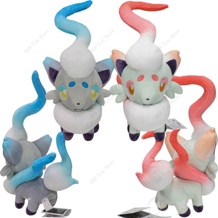 New Arrival Pokemon Plush Shiny Hisuian Zorua Soft Stuffed Animal Toy ...