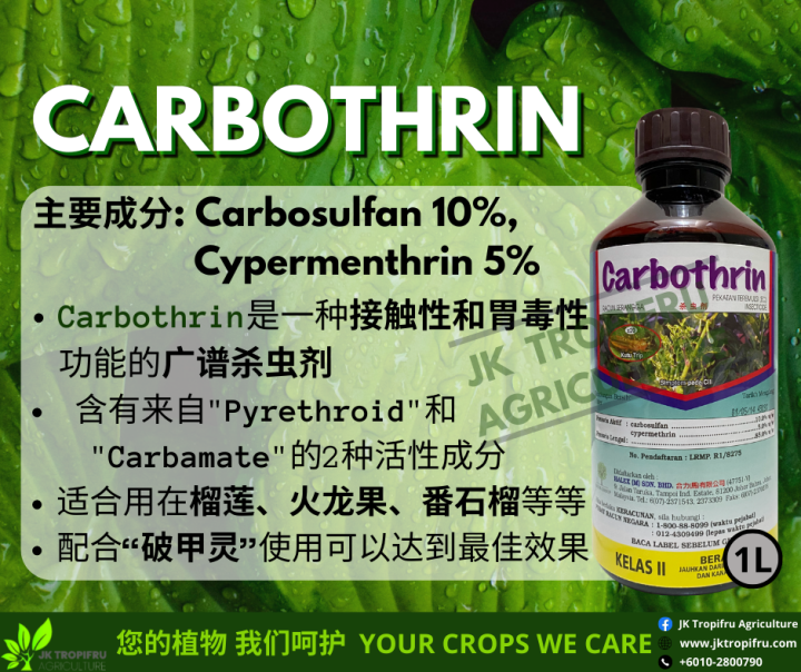 Carbothrin (1L) Pesticides/ Racun Serangga Perosak/ 农药 | Lazada