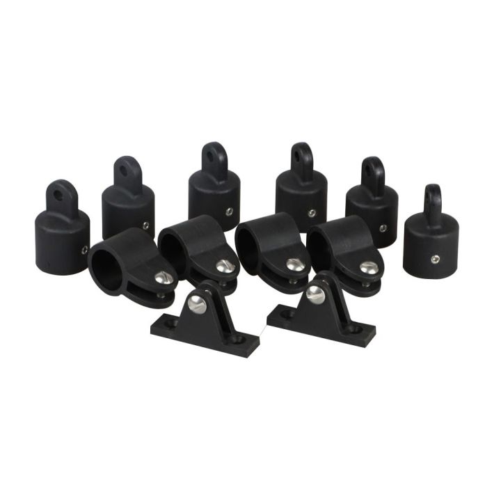 1pcs Black Nylon Plastic Top Jaw Slide Cap Bimini Railing Fitting For ...