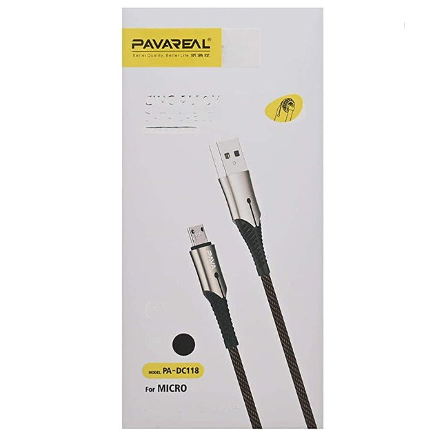 Pavareal PA-DC118 6A Durable Micro USB Cable – 1 Meter Fast Charge ...