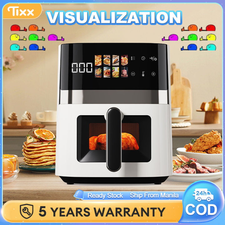 Air Fryer 9L Electric Fryer Visual Multi Function Smart Touch Screen ...