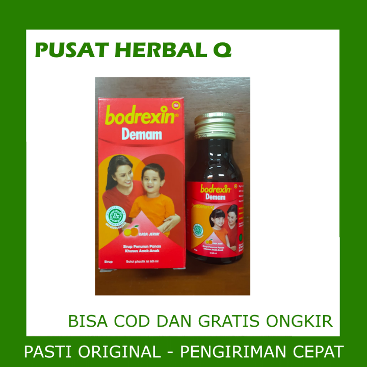 BODREXIN DEMAM 60ML OBAT BATUK FLU DEMAM PILEK ANAK | Lazada Indonesia