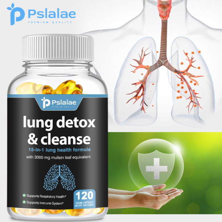 Lung Detox & Cleanse - Natural Capsules for Lung Cleansing and ...