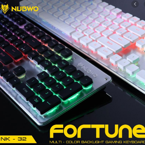 NUBWO NK-32 Fortune Gaming Keyboard คีย์บอร์ดเกมมิ่ง | Lazada.co.th