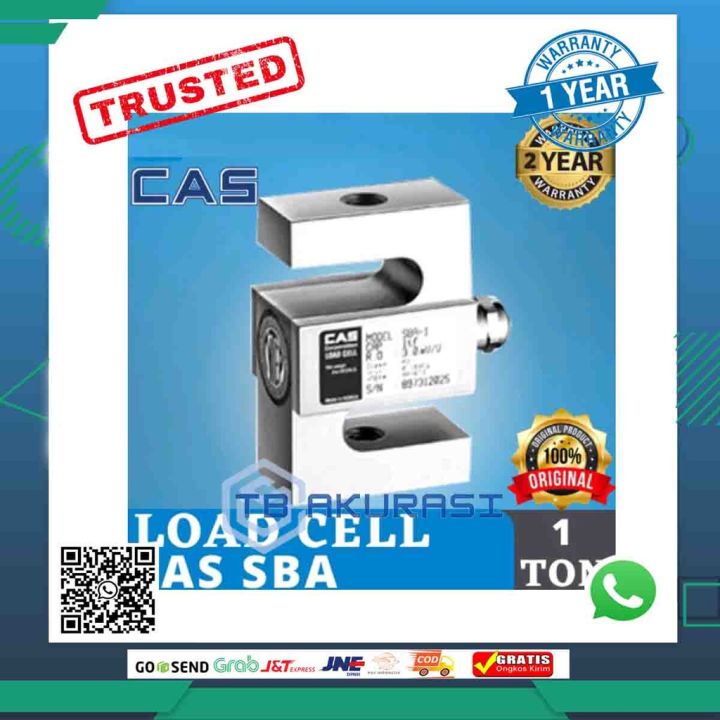 LOAD CELL TIMBANGAN DIGITAL CAS SBA 1 TON/ LOAD CELL SBA 1 TLN New ...