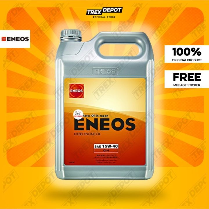 ENEOS CI-4 Mineral Diesel Engine Oil 15W40 (4L) | Lazada