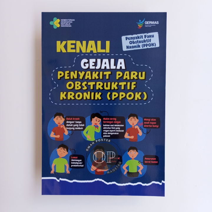 Poster Kesehatan - Poster Kenali Faktor PPOK 2 - Poster Penyakit Paru Obstruktif Kronis - Cara ...