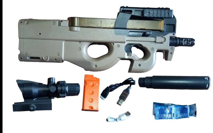 Gel Safety Blaster Automatic Electric Nylon Jell Toys P90 model for ...