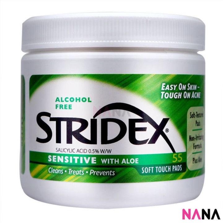 Stridex Acne Control Pads with Salicylic Acid - Sensitive (Delivery ...