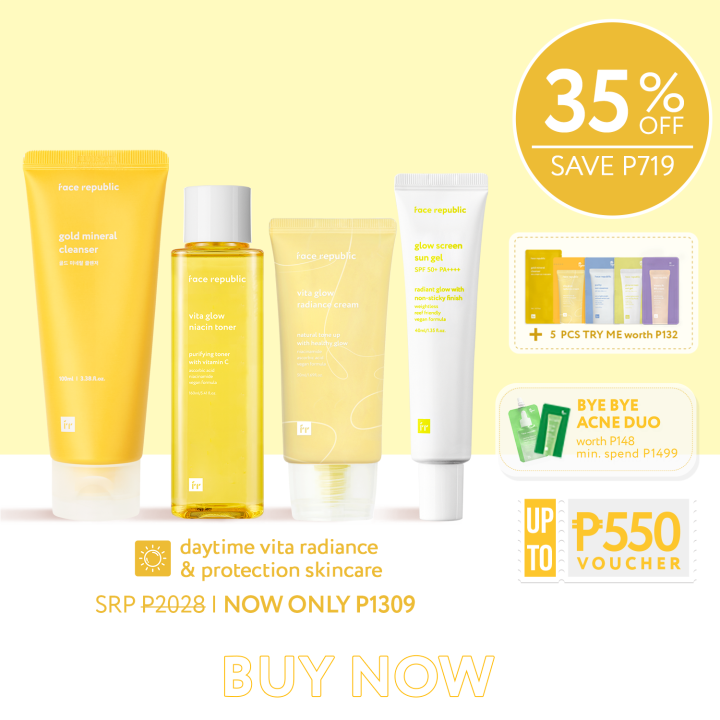 Face Republic Glow Line Skincare Set - For Brightening | Lazada PH