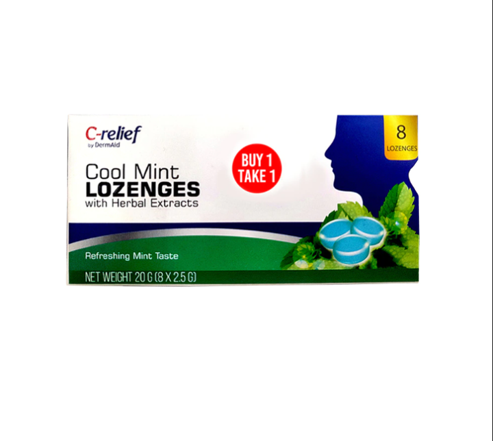 DERMAID C-Relief Honey and Lemon Lozenges 8S BUY 1 Take 1 | Lazada PH