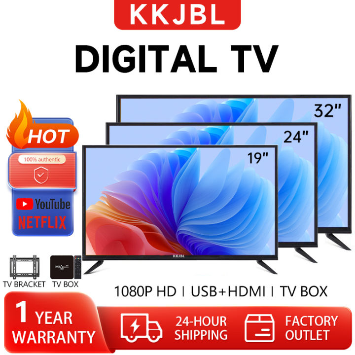 Jeansp 19/22/24/26/32นิ้ว Digital Full HD LED Android 12ชุดรวม Wall ...