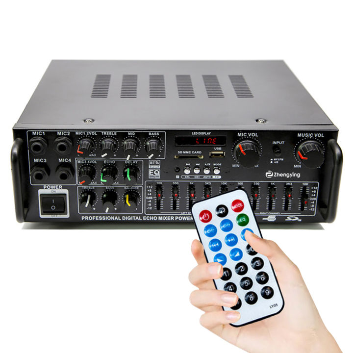 AUMOTOP Stereo 4 Mic Equalizer Fm Radio Input Car Fm Radio With Power ...