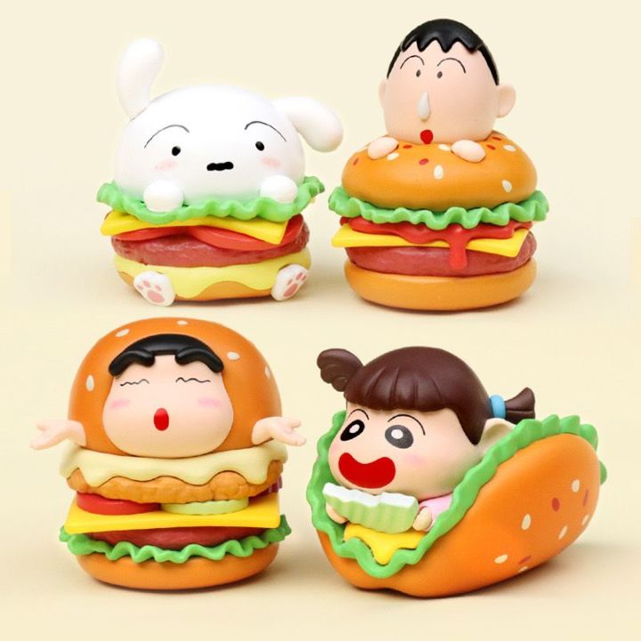 POPEGGSTUDIO Crayon Shin Chan Burger Series Fantasy Shinchan Blind Box ...