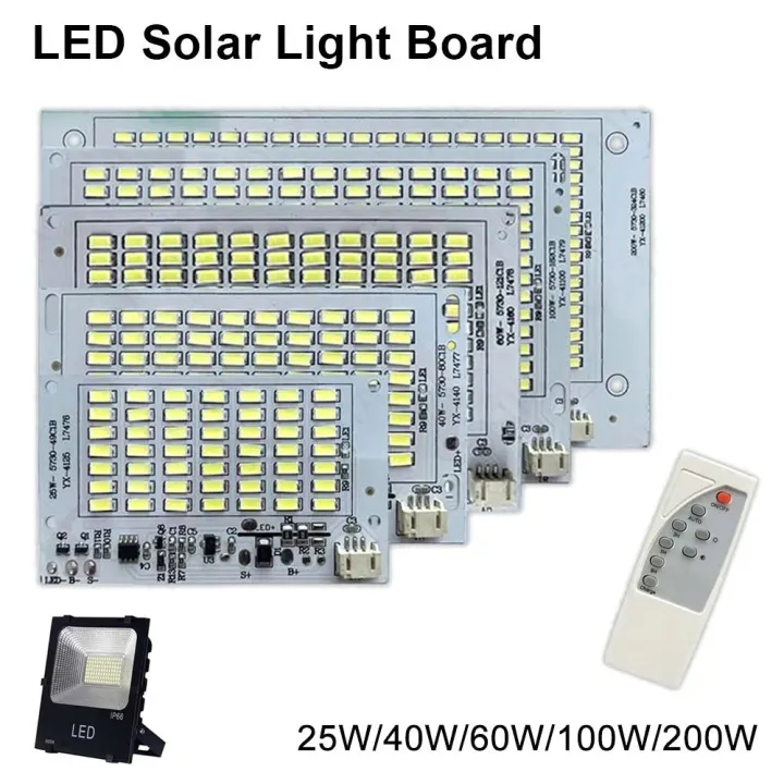 KEYOOL 1Pcs White Light LED Solar Light Board 25/40/60/100/250W SMD5730 ...