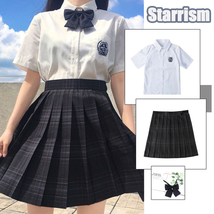 XS-3XLจัดส่งทันที Jk กระโปรงสั้น เอวสูง กระโปรงพลี ลายสก๊อตน่ารั กระโปรงลายสก๊อต | Lazada.co.th