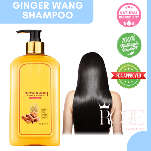 100% Natural Ginger Shampoo & Conditioner for Hair Loss Herbal Ginger ...
