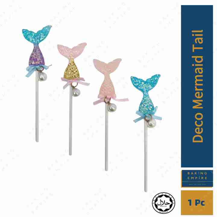 Deco Mermaid Tail Decoration Cake Topper | Lazada