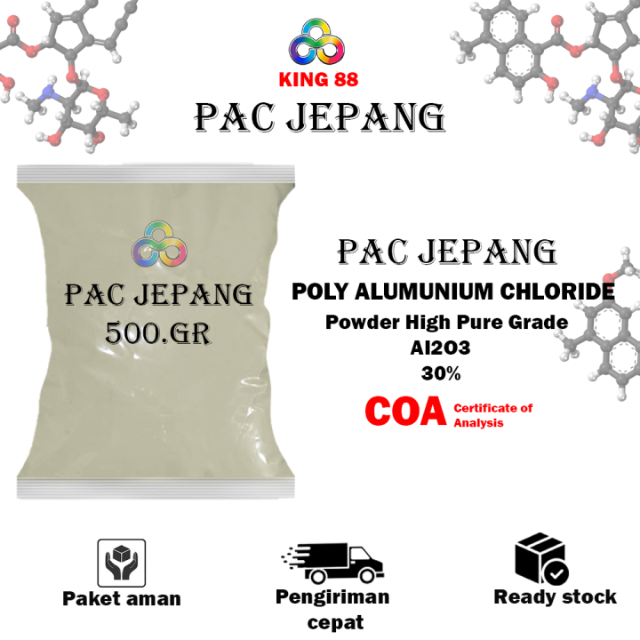 PAC Jepang 500gram / Penjernih Air / Poly Aluminium Chloride / murah ...