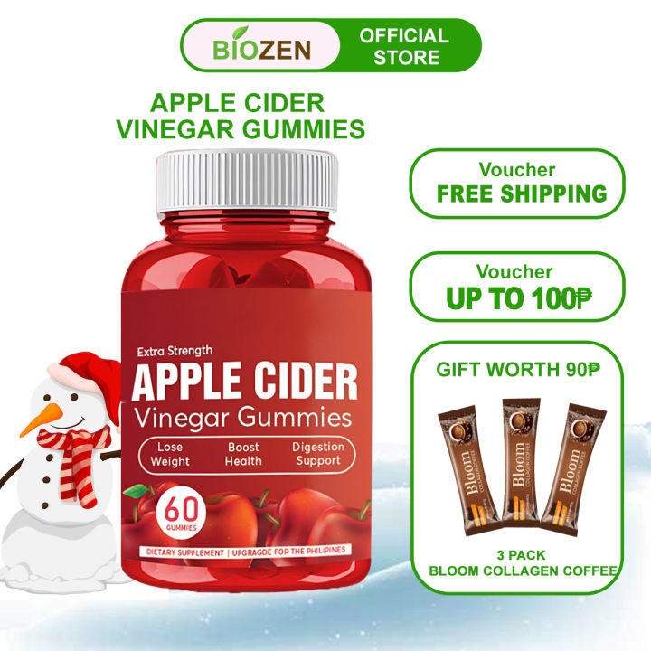 Biozen Apple Cider Vinegar Gummies Strengthens the immune system, helps ...