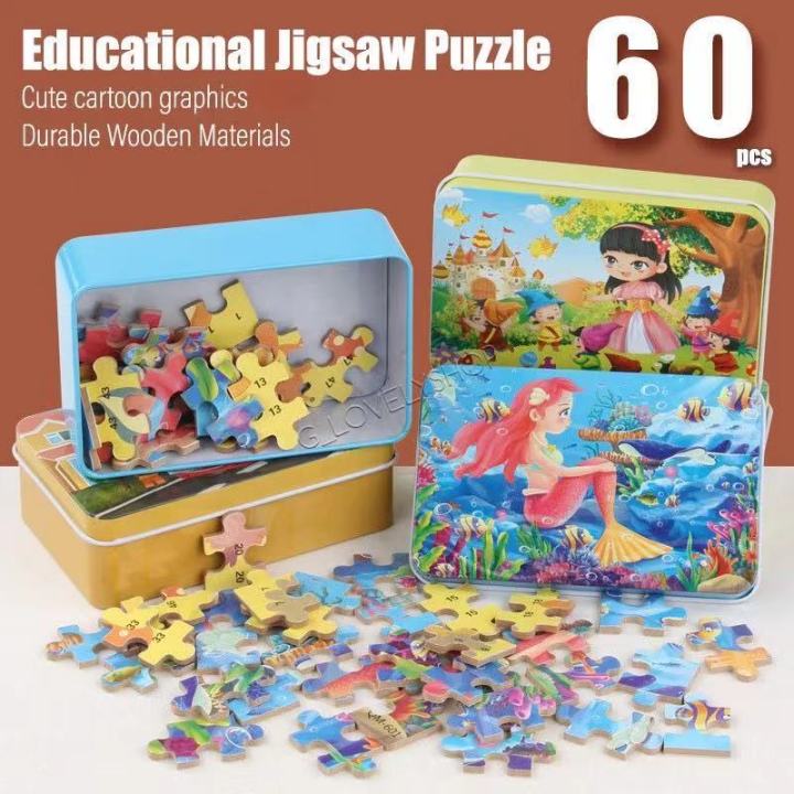 60pcs Jigsaw Puzzle For Kids Children Boys Girls 60 pieces Cartoon ...