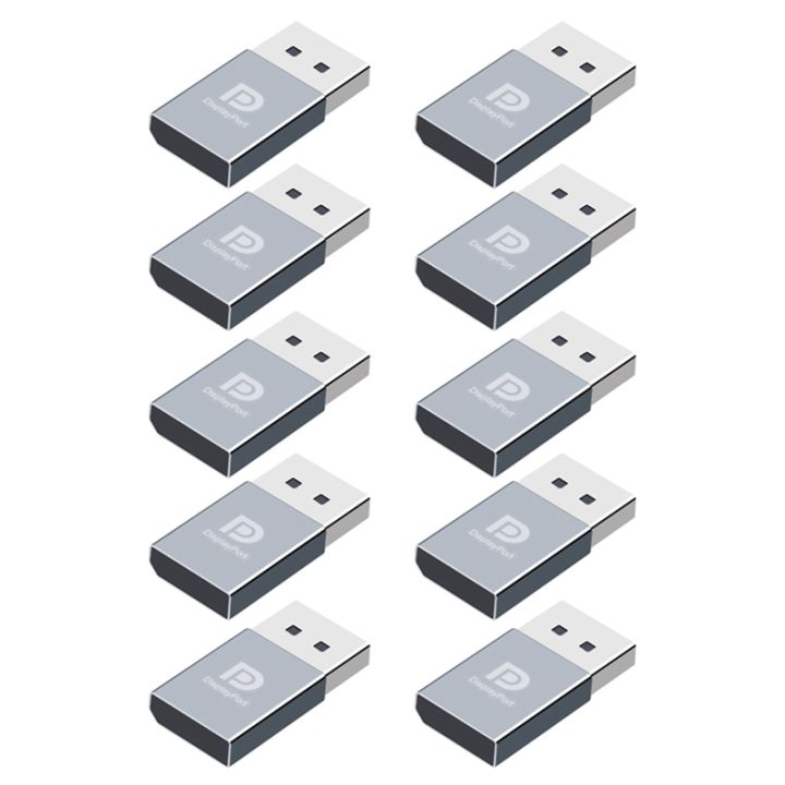 【LH7J】-10 Pieces DP Virtual Display Adapter EDID Headless Ghost ...